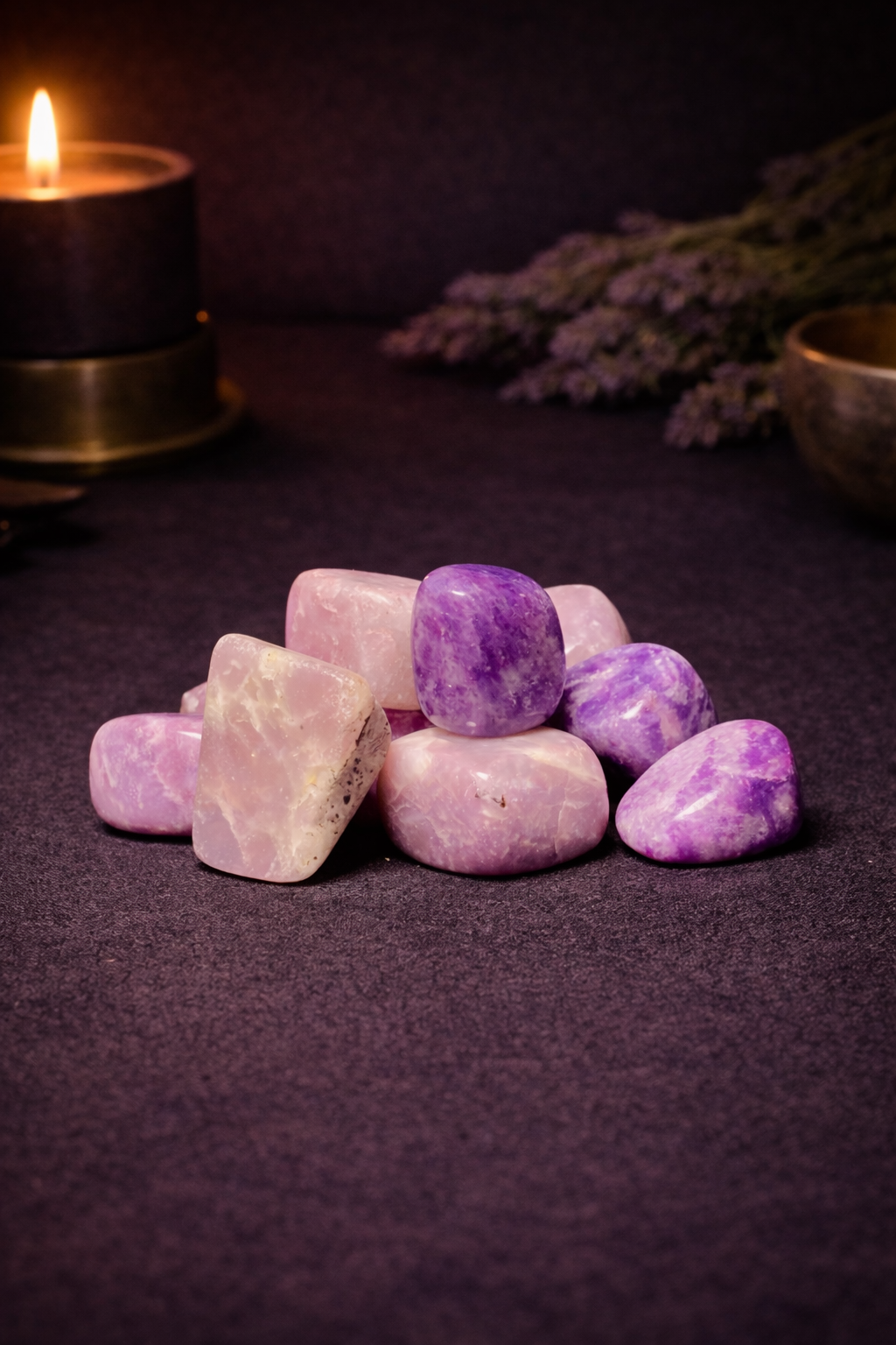 Lepidolite Tumbles - Crystal for Calm & Emotional Balance – The Purple ...